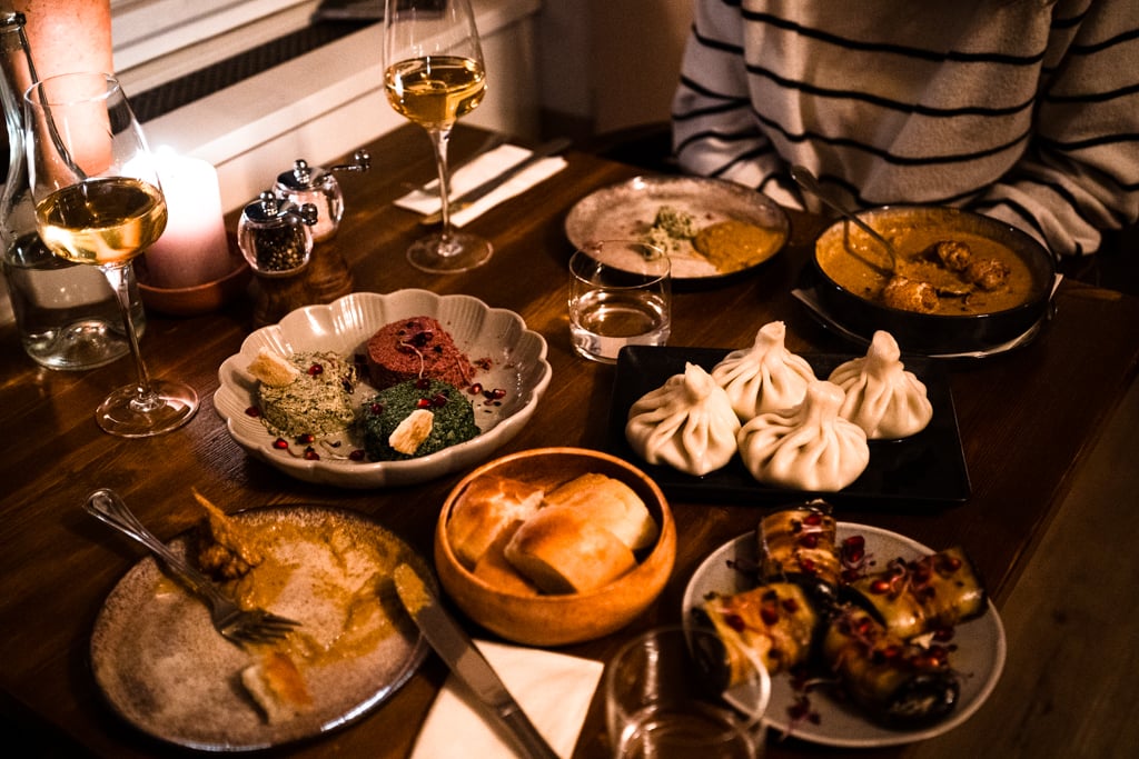 Georgische Küche im Daia: Kharcho, Khinkali und Wein